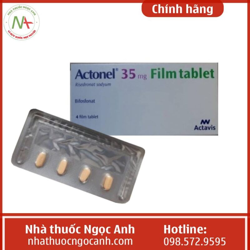 Thuốc Actonel Risedronate 25mg là thuốc gì, giá bao nhiêu, mua ở đâu