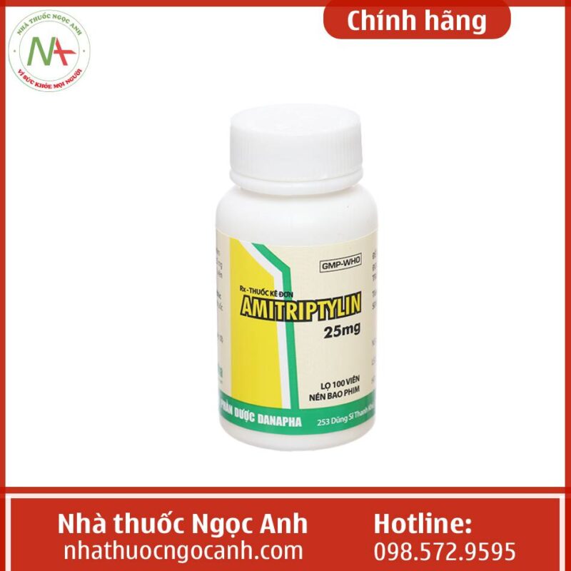 Thuốc Amitriptylin 25mg Danapha là thuốc gì, giá bao nhiêu, mua ở đâu