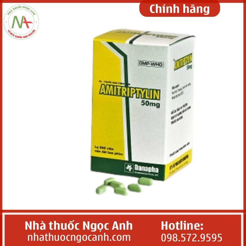 Thuốc Amitriptylin 50mg Danapha là thuốc gì, giá bao nhiêu, mua ở đâu