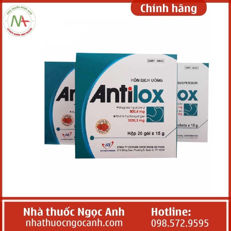 Thuốc Antilox 15g là thuốc gì, tác dụng gì, giá bao nhiêu, mua ở đâu