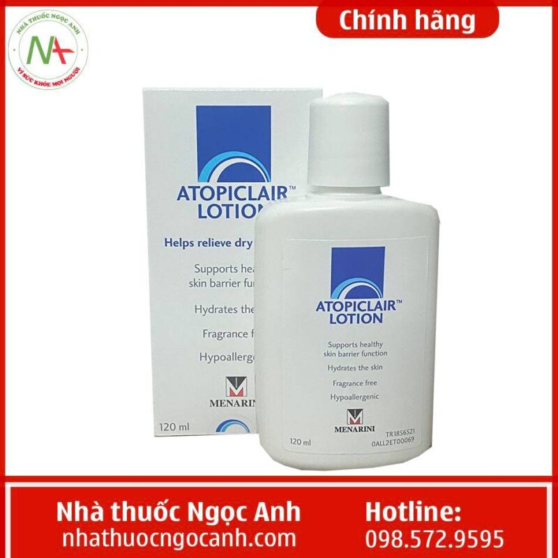 Thuốc Atopiclair Lotion 120ml là thuốc gì, giá bao nhiêu, mua ở đâu