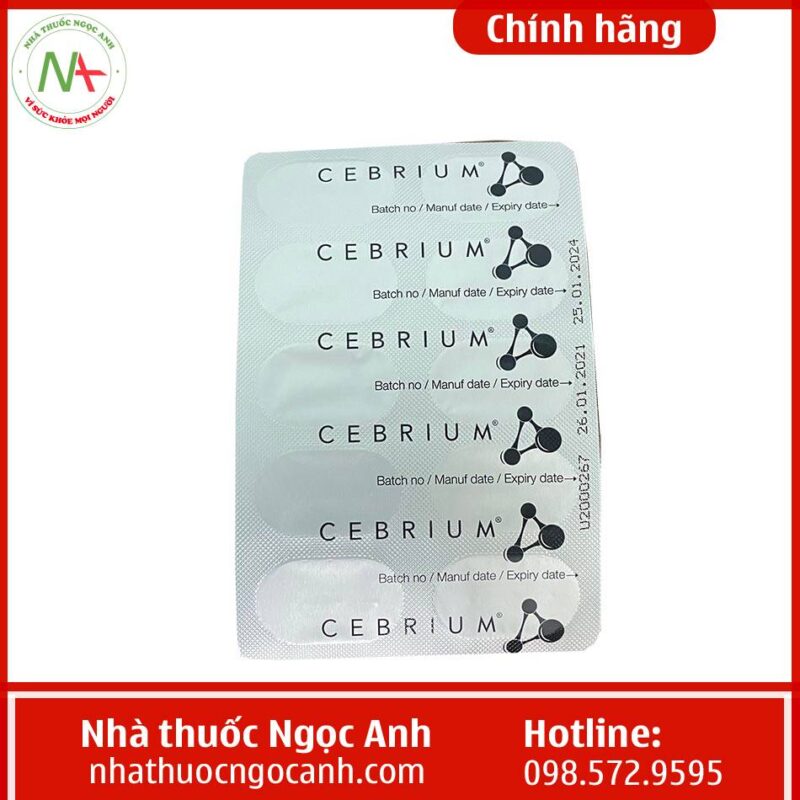 [CHÍNH HÃNG] Cebrium có tác dụng gì? Có tốt không? Mua ở đâu?