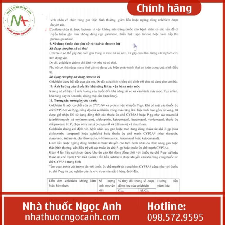 [CHÍNH HÃNG] Thuốc Cocilone: Công dụng, liều dùng, giá bán