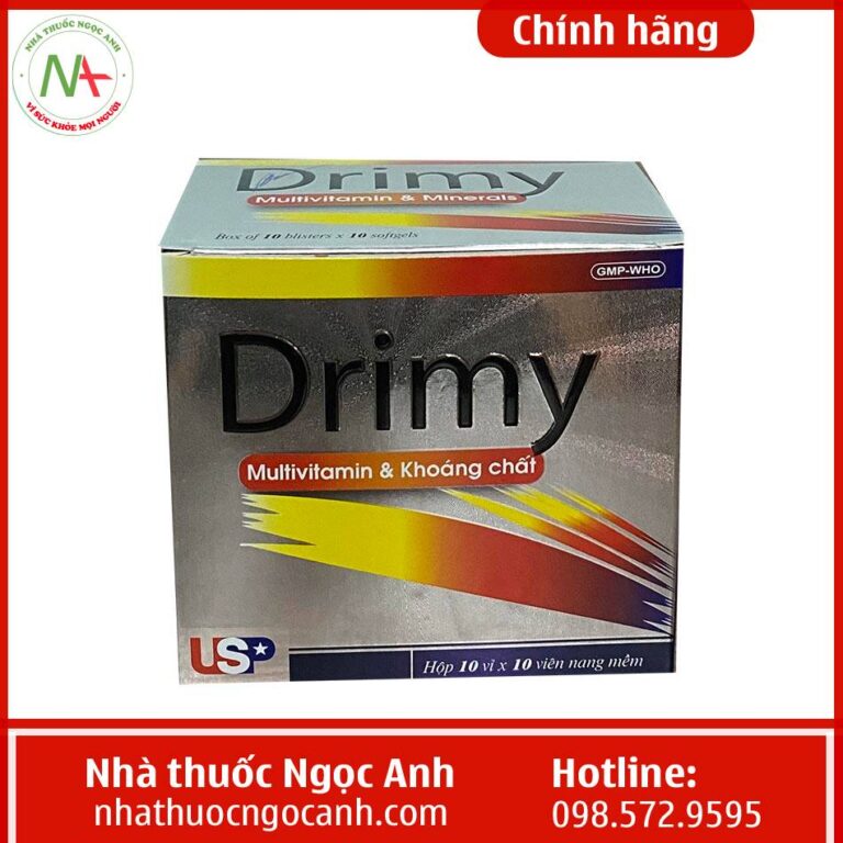 [CHÍNH HÃNG] Thuốc Drimy: Công dụng, liều dùng, giá