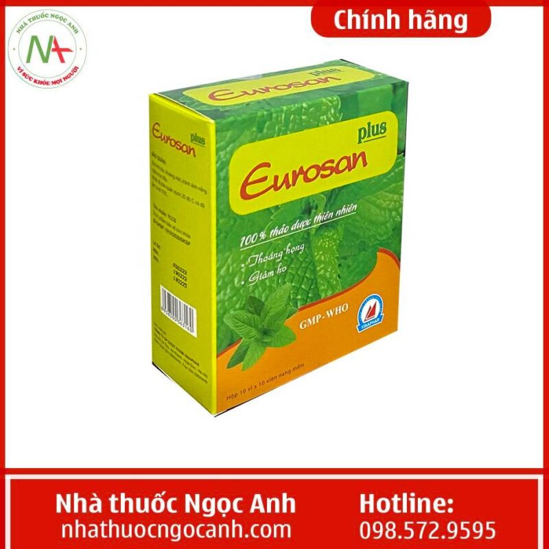 Thuốc Eurosan Plus xanh là thuốc gì, giá bao nhiêu, mua ở đâu?