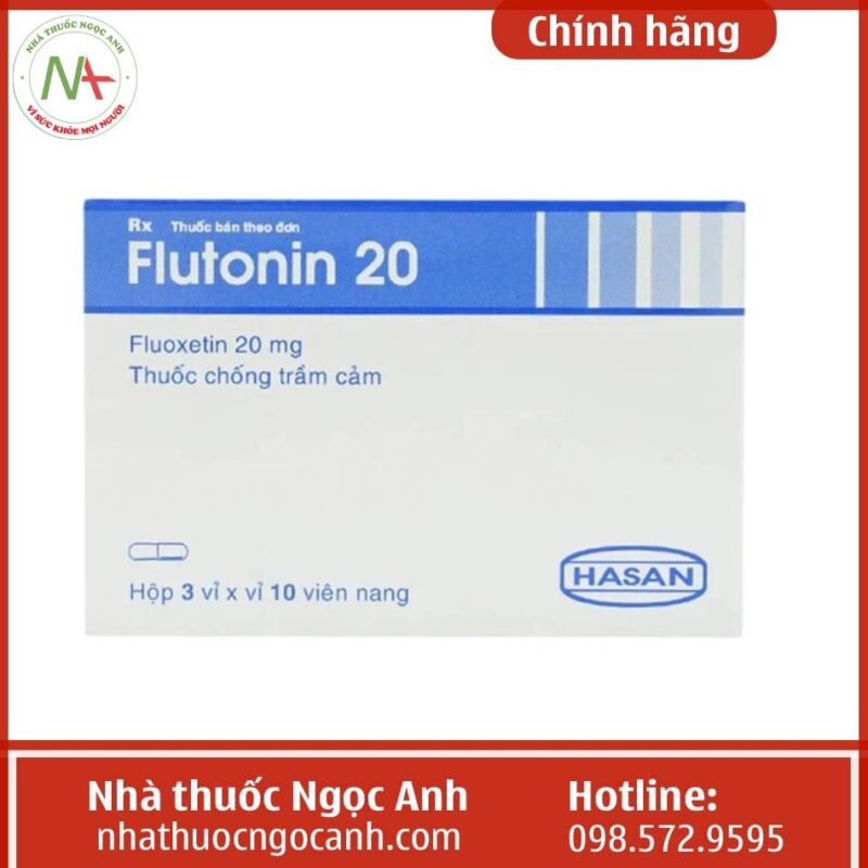 Thuốc Flutonin 20 là thuốc gì, tác dụng gì, giá bao nhiêu, mua ở đâu