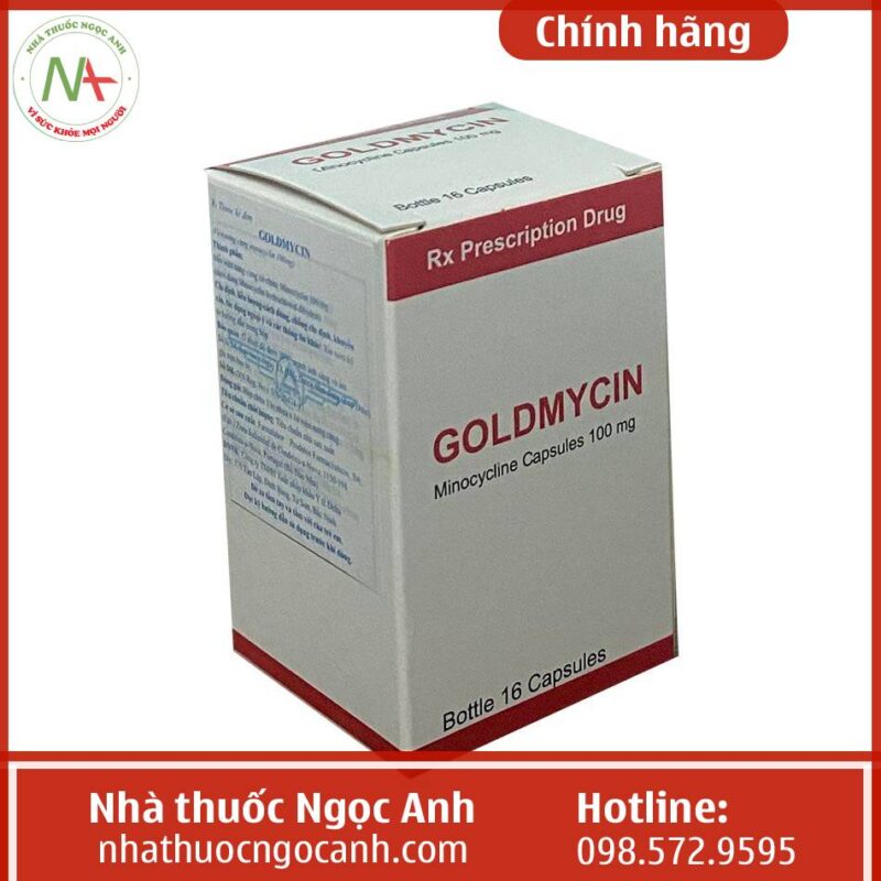 Thuốc Goldmycin 100mg có tác dụng gì, giá bao nhiêu, mua ở đâu