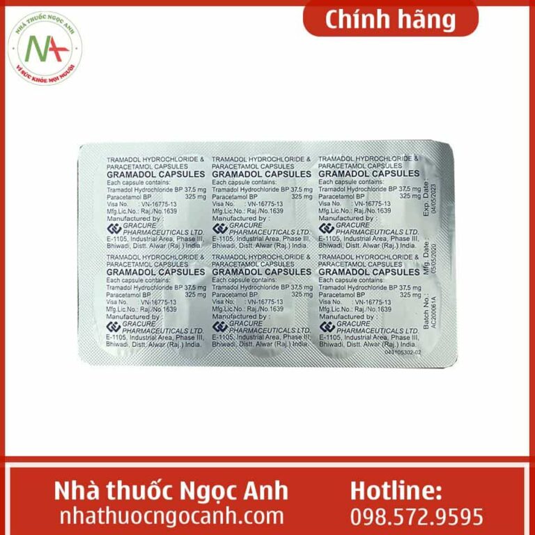Thuốc Gramadol Capsules là thuốc gì, mua ở đâu, giá bao nhiêu?
