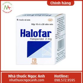 Thuốc Halofar 2mg là thuốc gì, có tác dụng gì, giá bao nhiêu, mua ở đâu