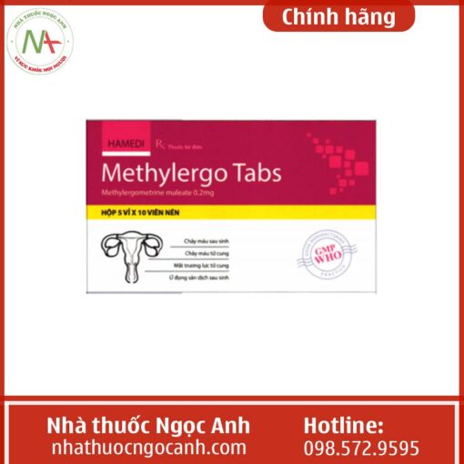 [CHÍNH HÃNG] Thuốc Methylergo Tabs: Công dụng, liều dùng, lưu ý