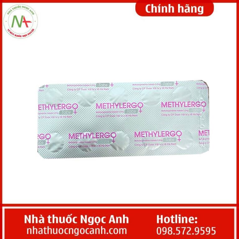 [CHÍNH HÃNG] Thuốc Methylergo Tabs: Công dụng, liều dùng, lưu ý