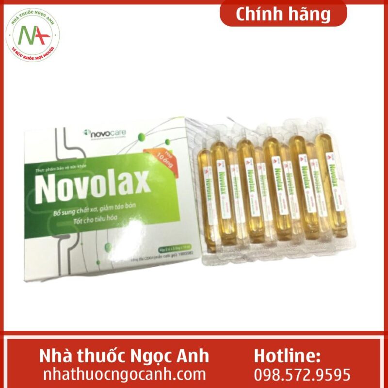 [CHÍNH HÃNG] Novolax: Công dụng, liều dùng, giá bán