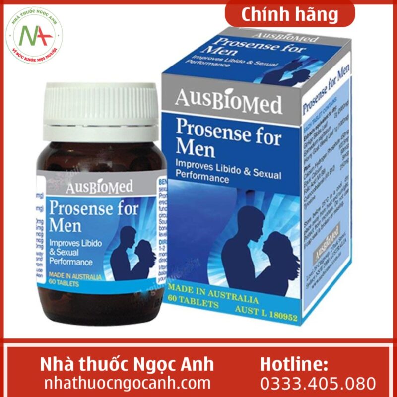 Thuốc Prosense For Men có tác dụng gì, giá bao nhiêu, mua ở đâu