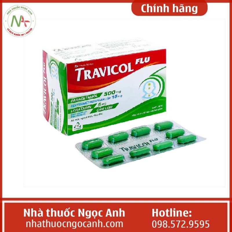 Thuốc Travicol Flu là thuốc gì, liều dùng, giá bao nhiêu, mua ở đâu