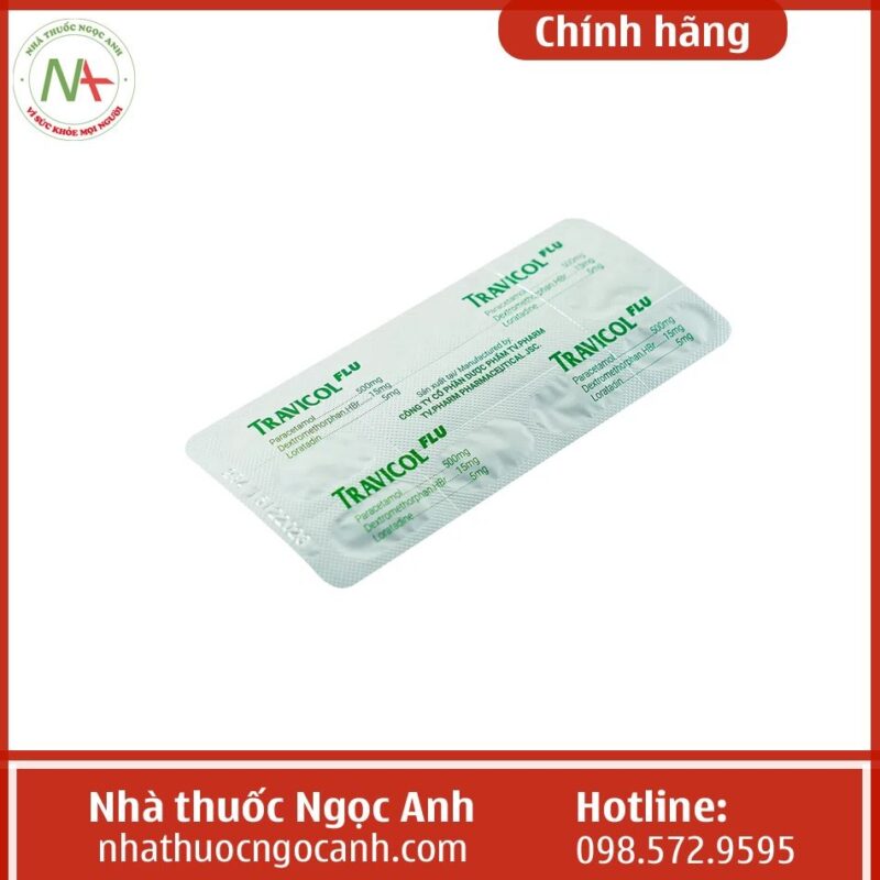 Thuốc Travicol Flu là thuốc gì, liều dùng, giá bao nhiêu, mua ở đâu
