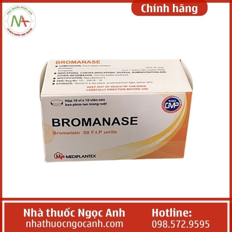 Bromanase 50mg có công dụng, liều dùng và giá bán như thế nào?