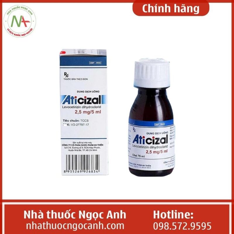 Thuốc Aticizal có tác dụng gì? Giá bao nhiêu? Mua ở đâu?