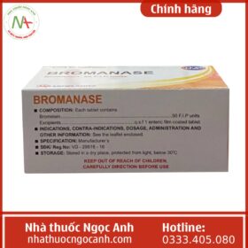 Thuốc Bromanase 50 là thuốc gì, có tác dụng gì, giá bao nhiêu, mua ở đâu