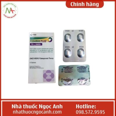 Thuốc Fosamax Plus 70mg/5600IU có tác dụng gì? Cách dùng, liều dùng?