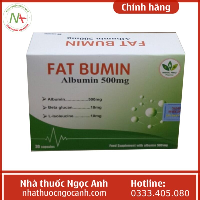 Thuốc Fat Bumin là thuốc gì, có tác dụng gì, giá bao nhiêu, mua ở đâu