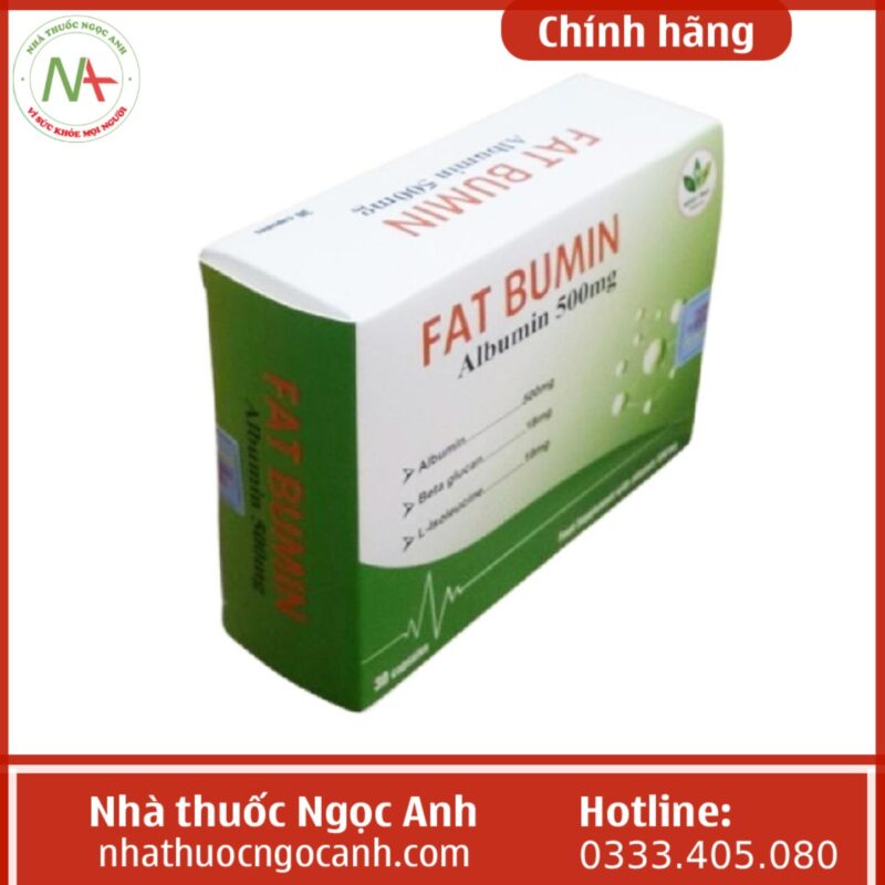 Thuốc Fat Bumin là thuốc gì, có tác dụng gì, giá bao nhiêu, mua ở đâu