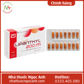 Thuốc Lipanthyl 200M có tác dụng gì, giá bao nhiêu, mua ở đâu?