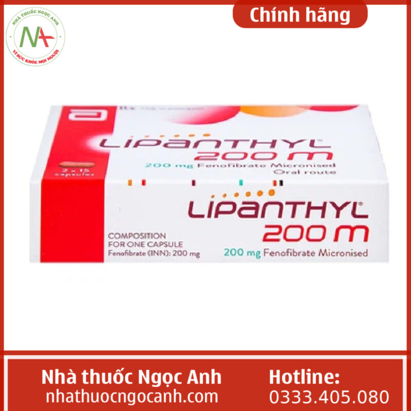 Thuốc Lipanthyl 200M có tác dụng gì, giá bao nhiêu, mua ở đâu?