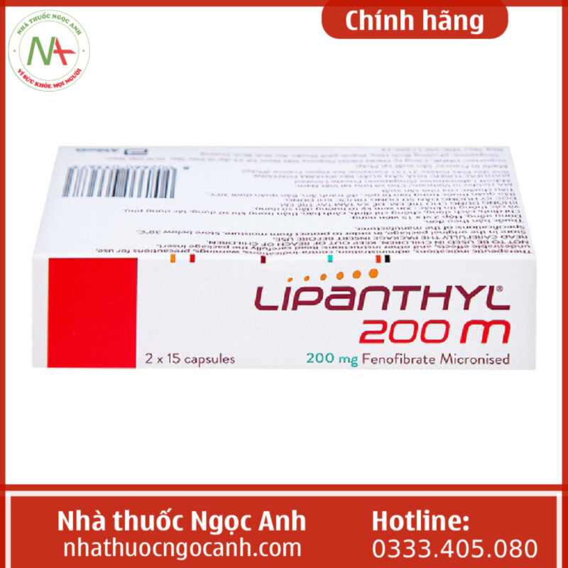 Thuốc Lipanthyl 200M có tác dụng gì, giá bao nhiêu, mua ở đâu?