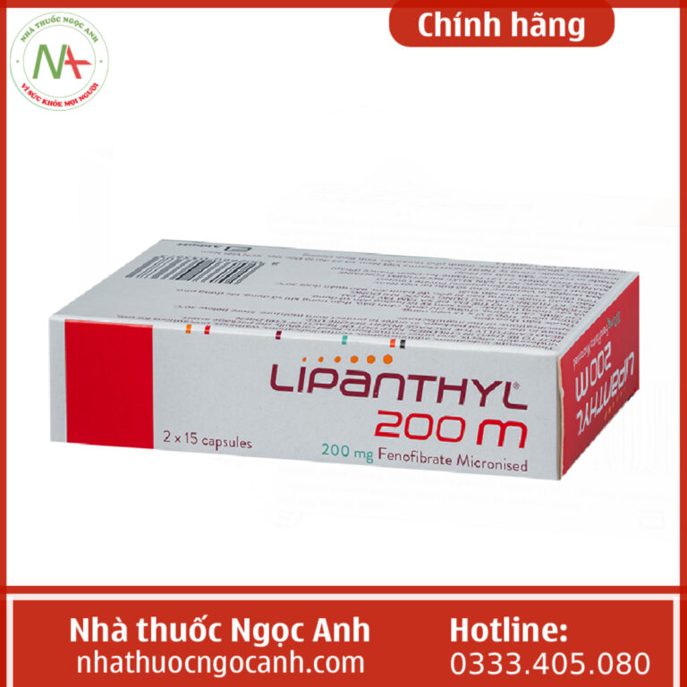 Thuốc Lipanthyl 200M có tác dụng gì, giá bao nhiêu, mua ở đâu?
