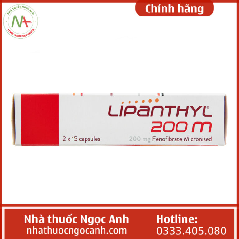 Thuốc Lipanthyl 200M có tác dụng gì, giá bao nhiêu, mua ở đâu?