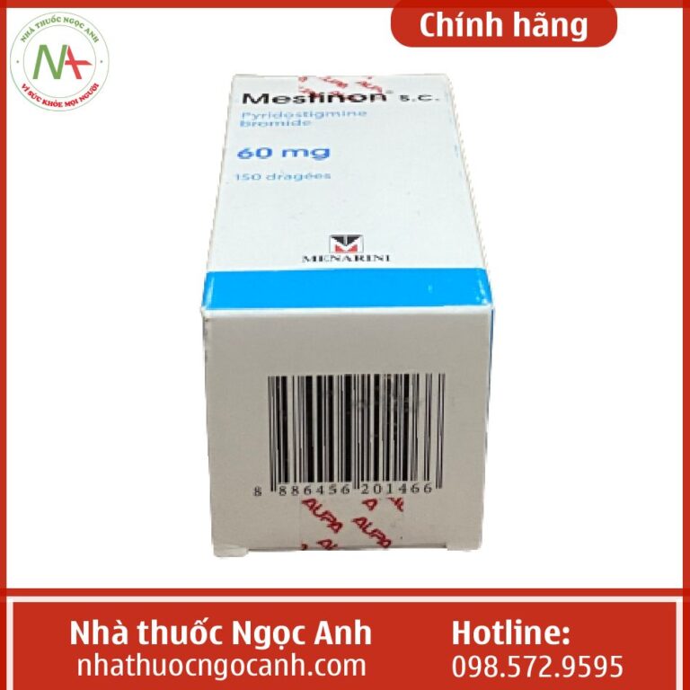 Thuốc Mestinon s.c. 60mg là thuốc gì, giá bao nhiêu, mua ở đâu?