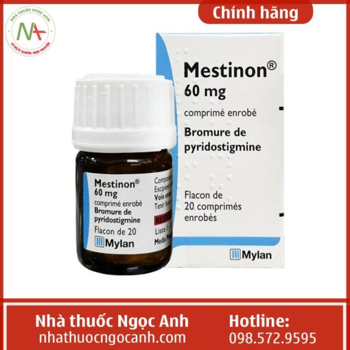 Thuốc Mestinon 60mg Mylan - thuốc trị rối loạn thần kinh cơ