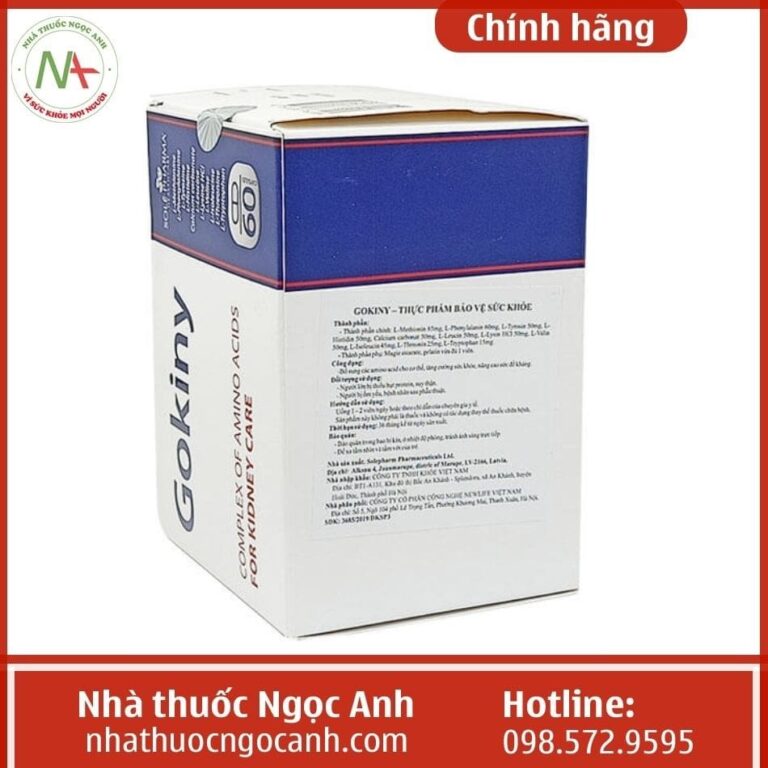 Gokiny là thuốc gì, có công dụng gì, giá bao nhiêu, mua ở đâu chính hãng