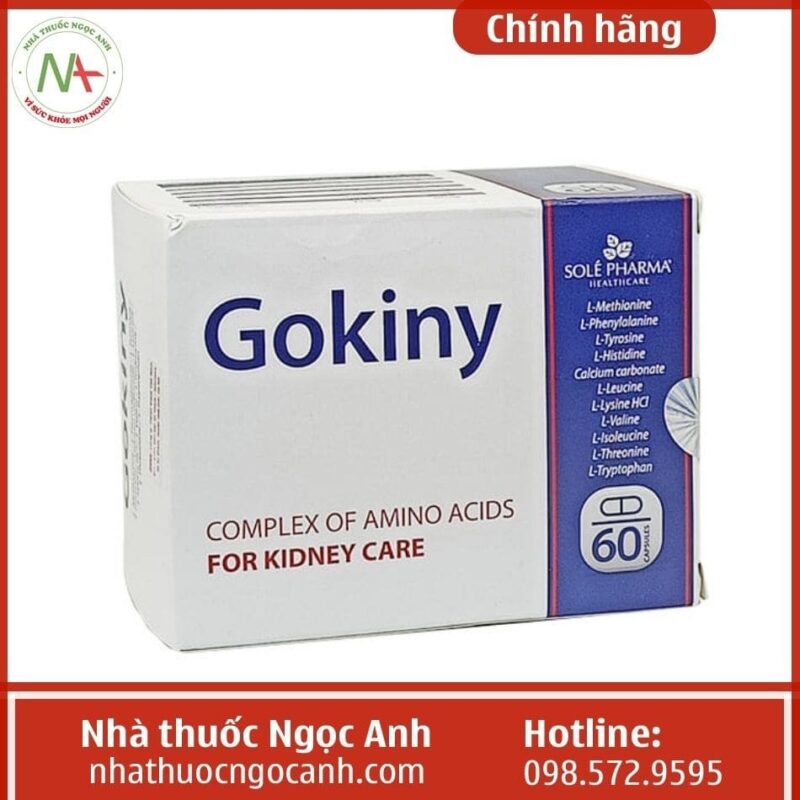 Gokiny là thuốc gì, có công dụng gì, giá bao nhiêu, mua ở đâu chính hãng