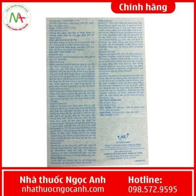 Thuốc Atirlic Forte - giảm ợ hơi, ợ nóng, trào ngược dạ dày thực quản