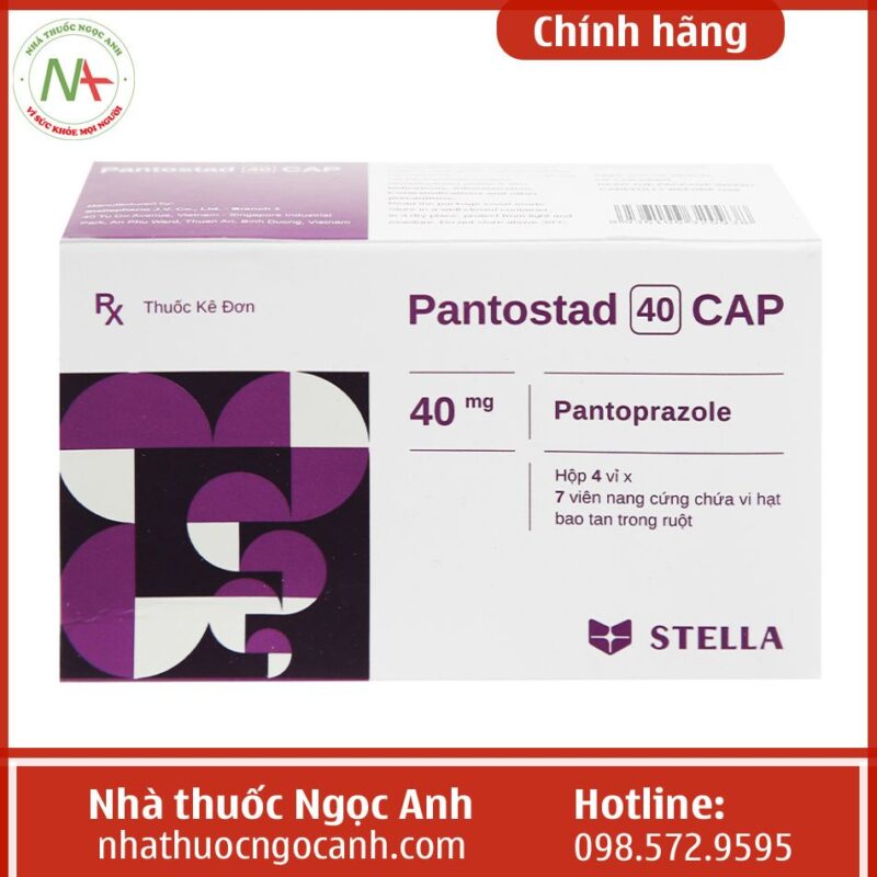Thuốc Pantostad 40 CAP uống trước hay sau ăn, giá bao nhiêu, mua ở đâu