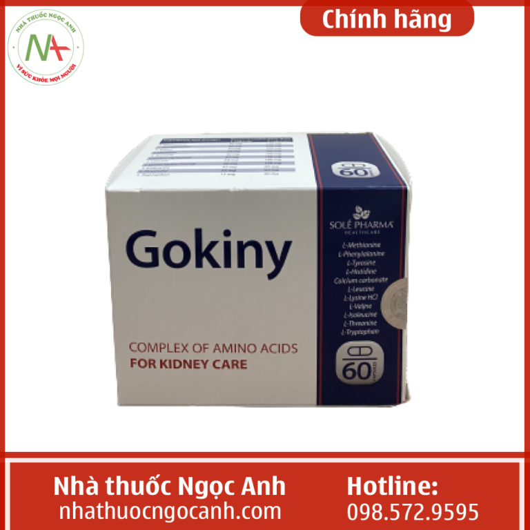 Gokiny là thuốc gì, có công dụng gì, giá bao nhiêu, mua ở đâu chính hãng