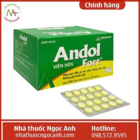 Thuốc Andol Fort Imexpharm có tác dụng gì, giá bao nhiêu, mua ở đâu