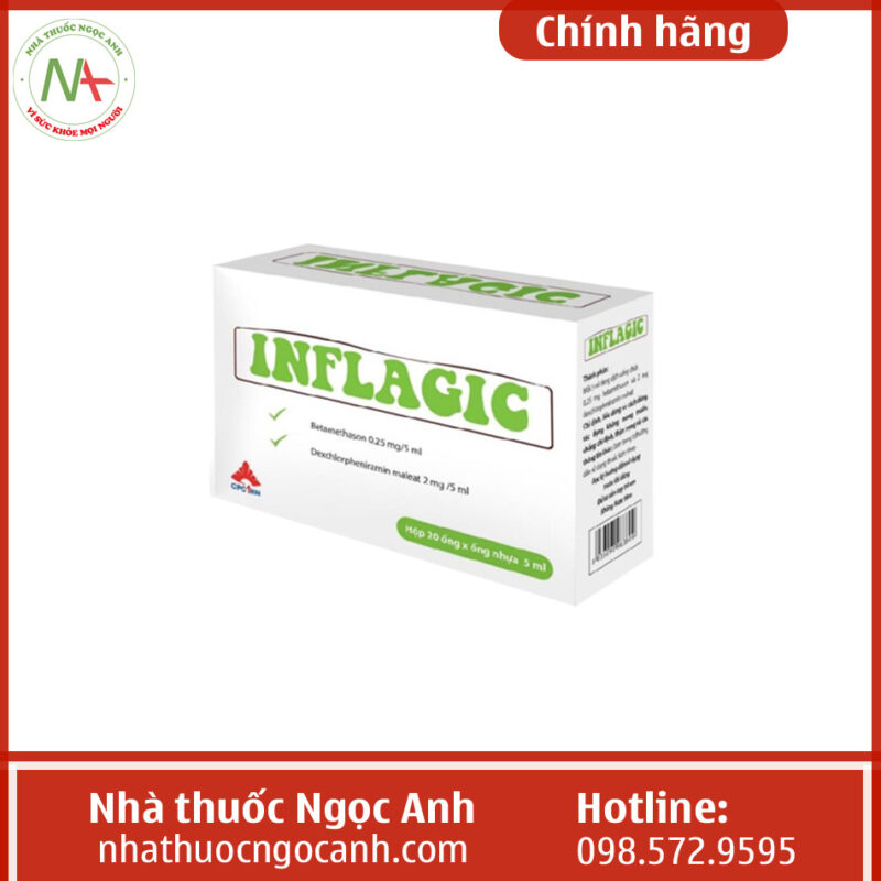 Thuốc Inflagic 5ml có tác dụng gì, mua ở đâu, giá bao nhiêu?