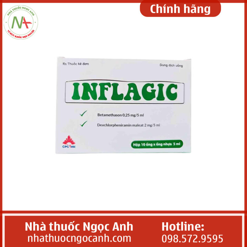 Thuốc Inflagic 5ml có tác dụng gì, mua ở đâu, giá bao nhiêu?
