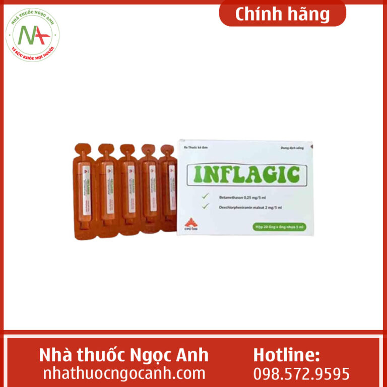 Thuốc Inflagic 5ml có tác dụng gì, mua ở đâu, giá bao nhiêu?