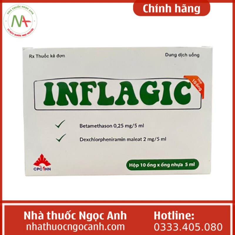 Thuốc Inflagic 5ml có phải kháng sinh không, mua ở đâu, giá bao nhiêu?