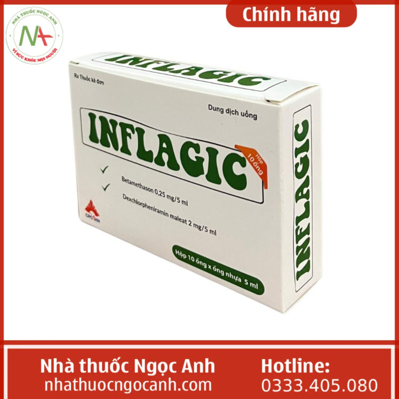 Thuốc Inflagic 5ml có phải kháng sinh không, mua ở đâu, giá bao nhiêu?