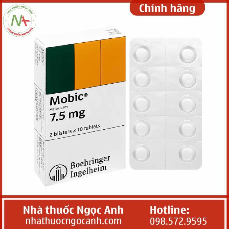 Thuốc Mobic 7.5 mg là thuốc gì, có tác dụng gì, giá bao nhiêu?