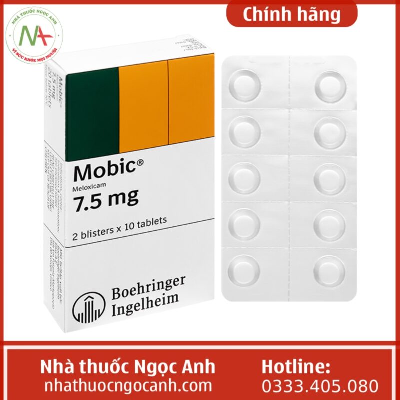 Thuốc Mobic 7.5 mg là thuốc gì, có tác dụng gì, giá bao nhiêu, mua ở đâu?