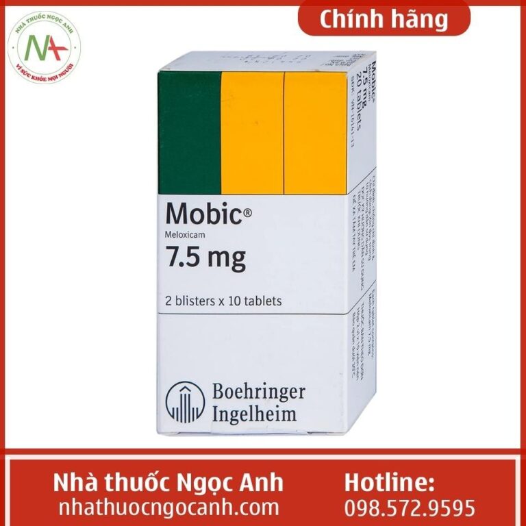 Thuốc Mobic 7.5 mg là thuốc gì, có tác dụng gì, giá bao nhiêu?
