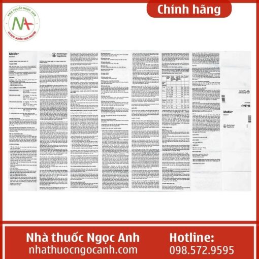 Mobic 7.5 mg là thuốc gì? Lưu ý khi sử dụng Mobic 7.5 mg?