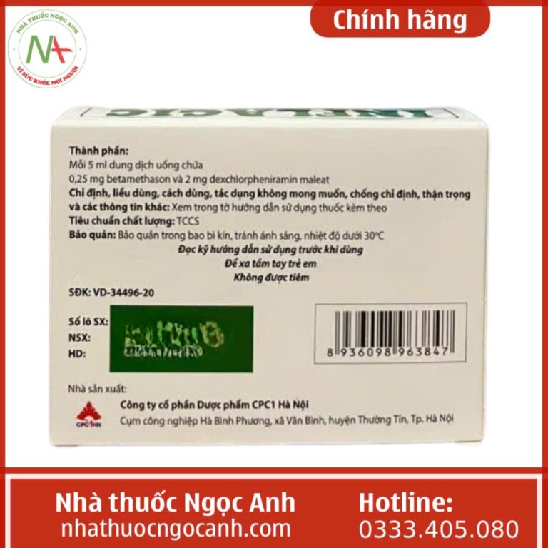 Thuốc Inflagic 5ml có phải kháng sinh không, mua ở đâu, giá bao nhiêu?