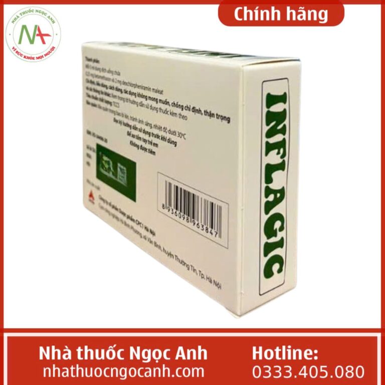 Thuốc Inflagic 5ml có phải kháng sinh không, mua ở đâu, giá bao nhiêu?