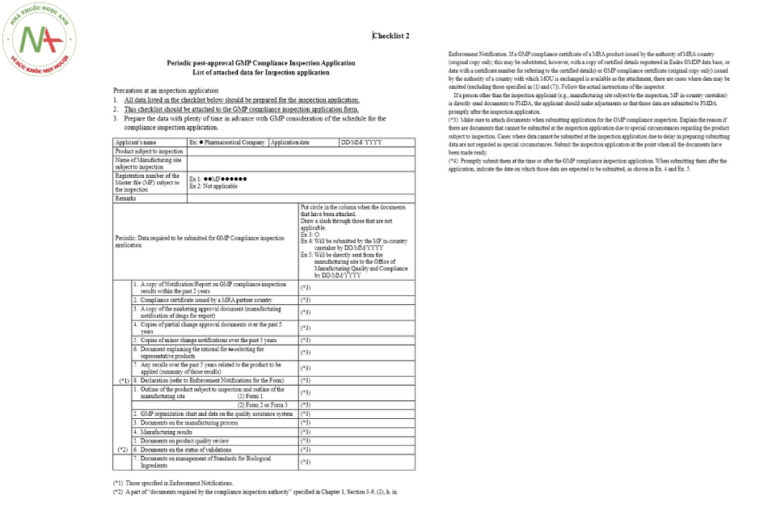 Tiêu chuẩn Japan-GMP? Quy trình để được cấp chứng nhận Japan-GMP